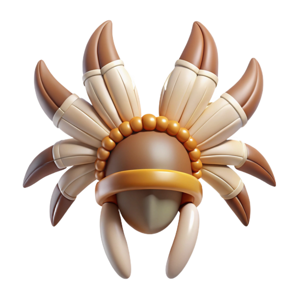 Sumptuous Minimalist Concept Art Style Isolated Cutout Of A Tribal