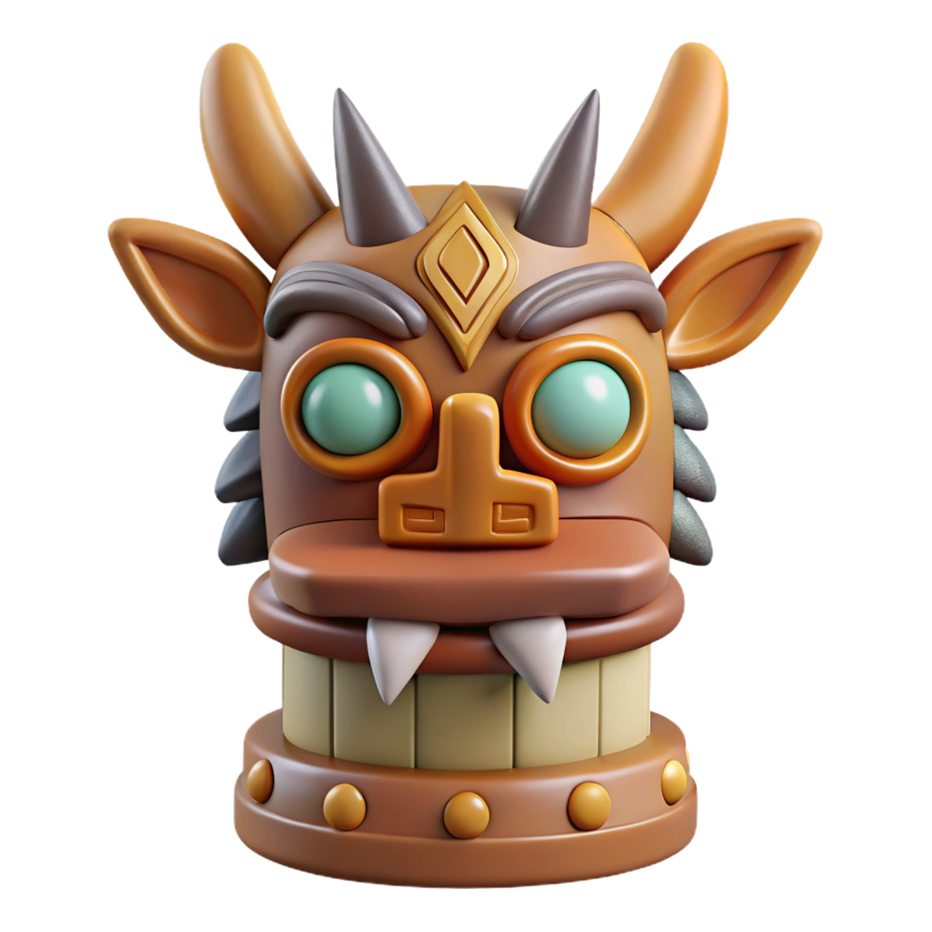 Striking Unparalleled Isolated Cutout Concept Art Style Hyper Specific Rendering Of A Tribal