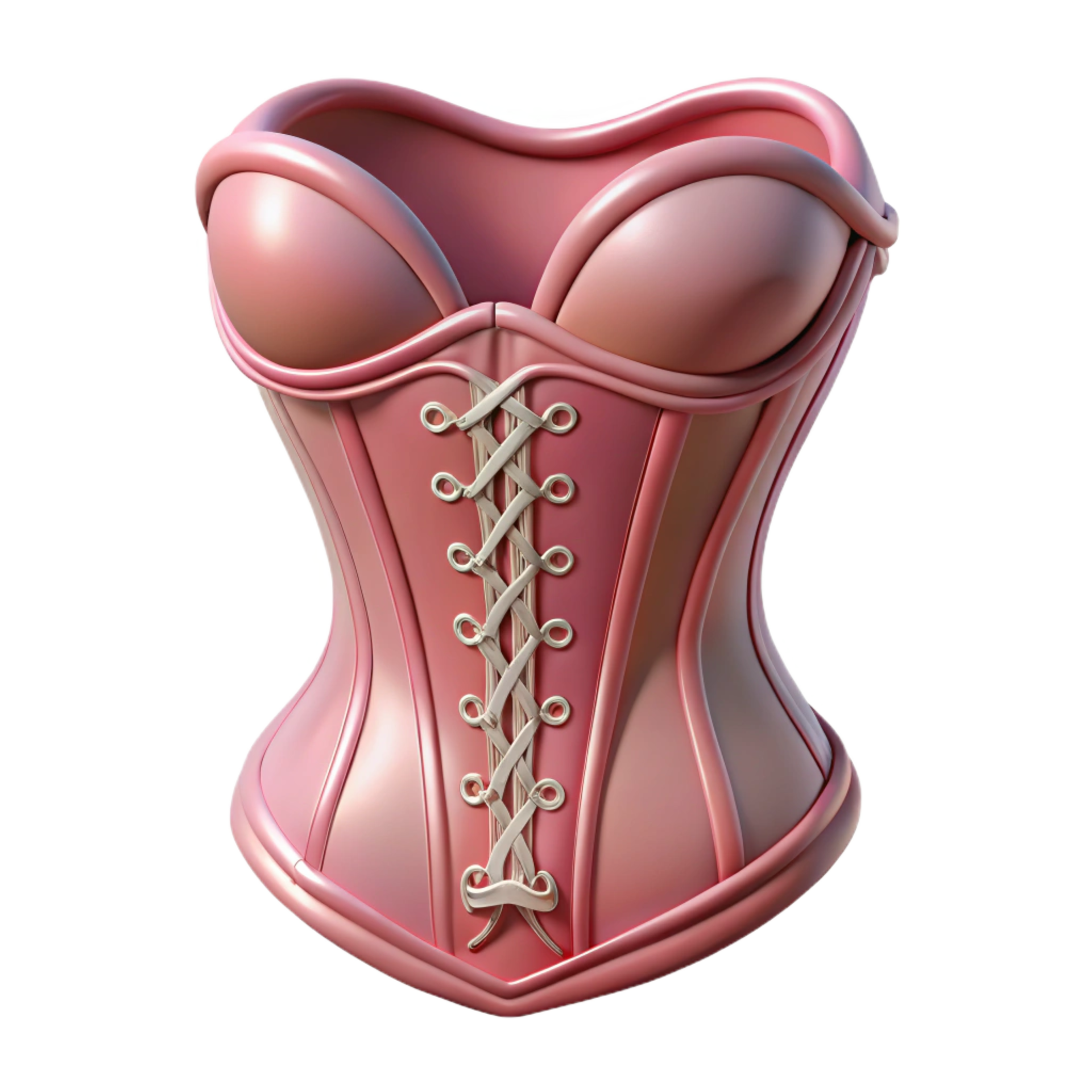 Joyful Stunning Isolated Cutout Hyper Specific Concept Art Style Of An Art Nouveau Corset