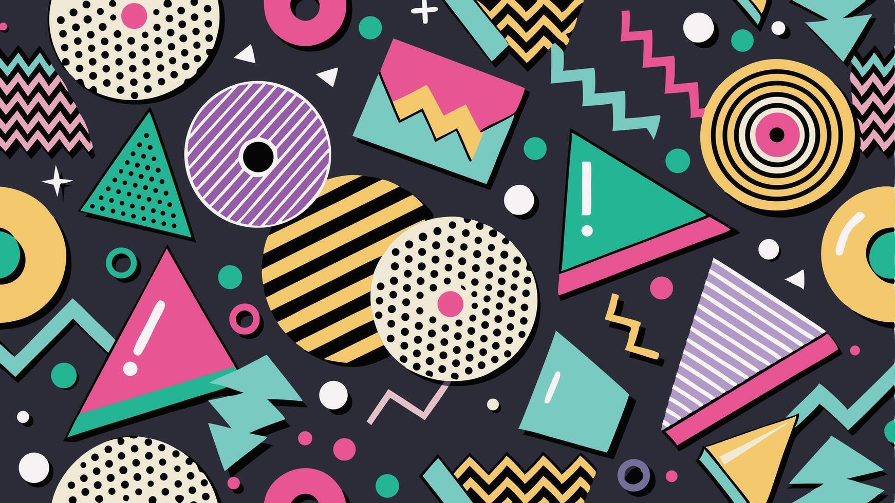 Retro Abstract Pattern Style 60521402 Vector Art at Vecteezy