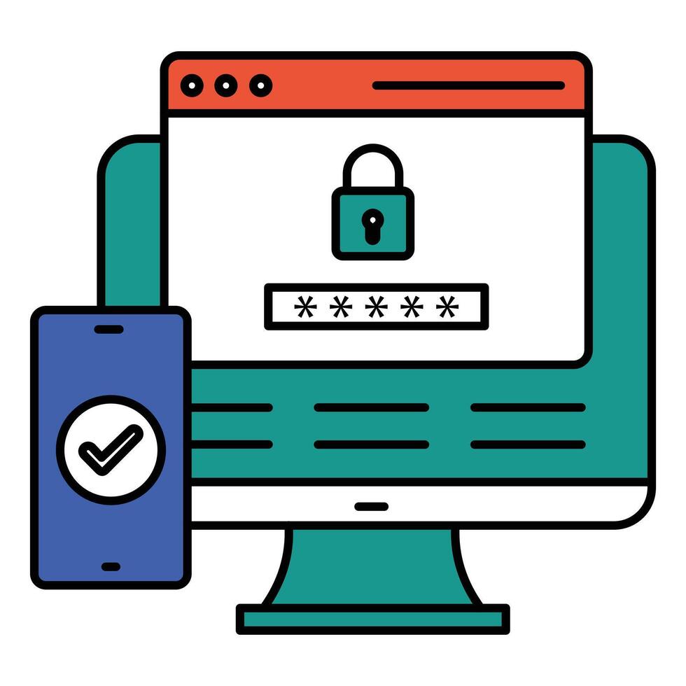 Password Encryption Digital Security Icon design 60527079 Vector Art at Vecteezy