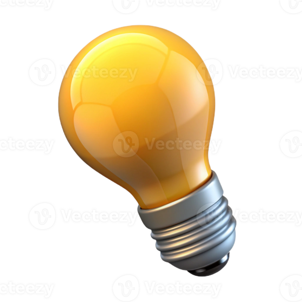 Wonderful Geometric Professional Render Of A Single Lightbulb