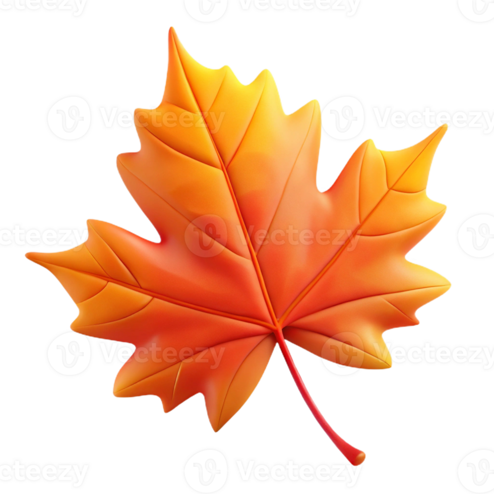 Splendid Notable Hyper Specific Professional Render Of A Single Fallen Autumn Leaf Maple With