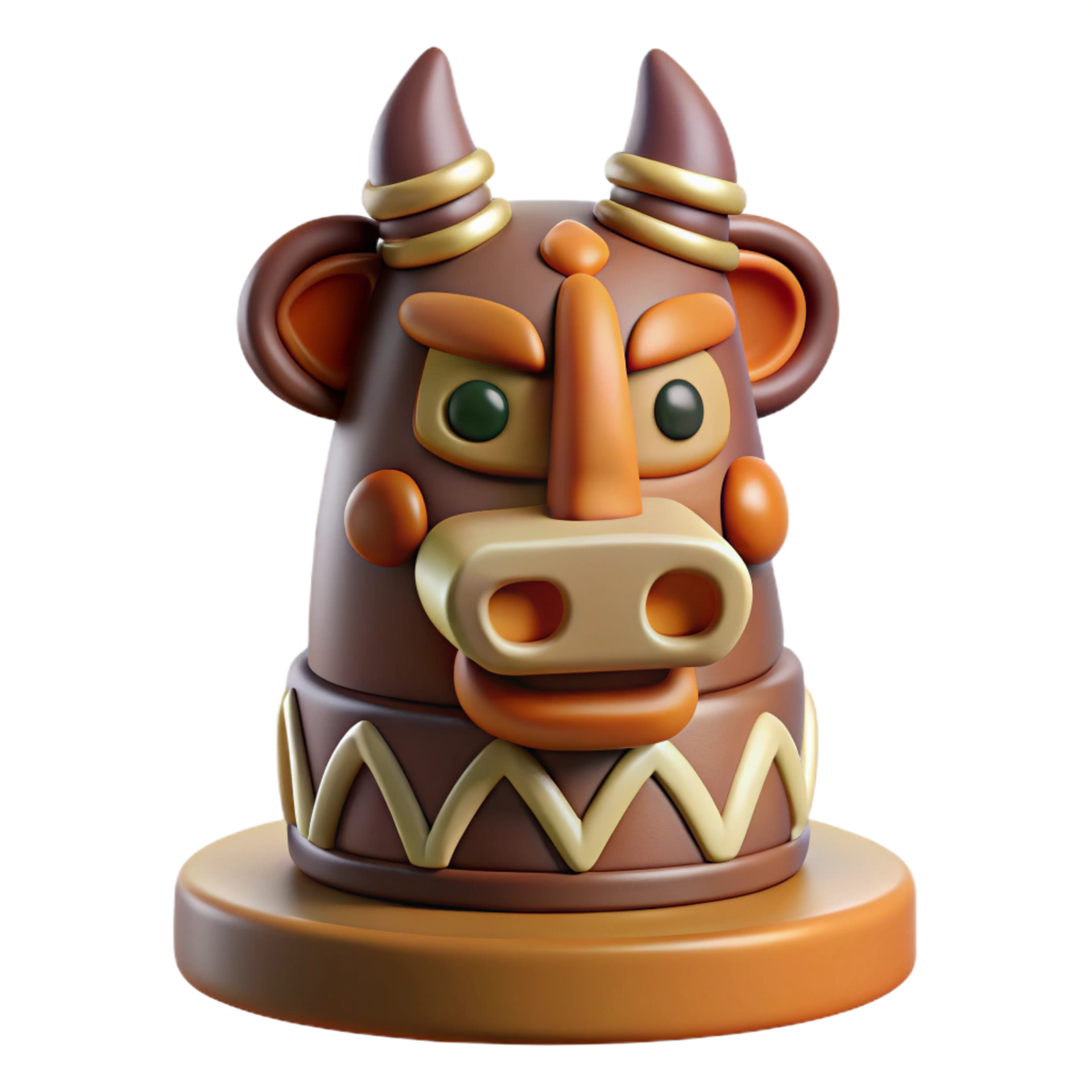 Unparalleled Geometric Isolated Cutout Concept Art Style Hyper Specific Rendering Of A Tribal