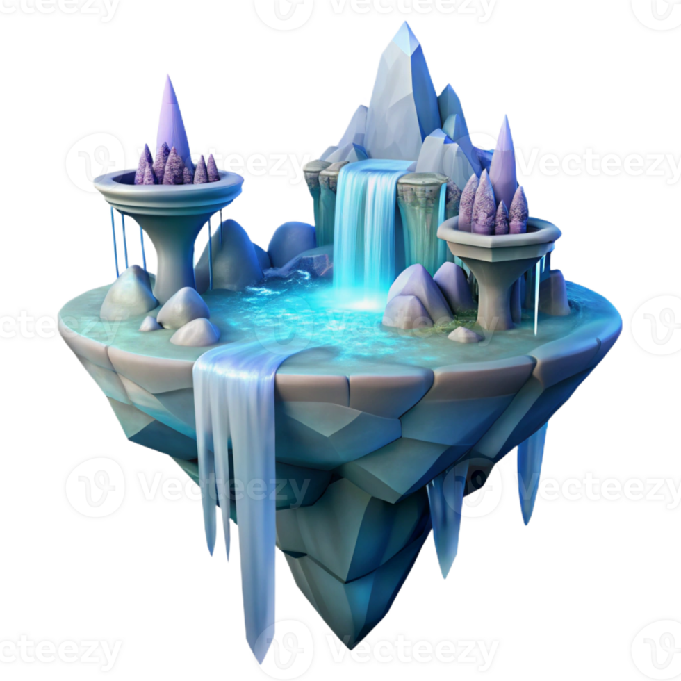 impressive minimalist A Floating Island with Cascading 4K 60552965 PNG impressive minimalist A Floating Island with Cascading 4K 60552965 PNG