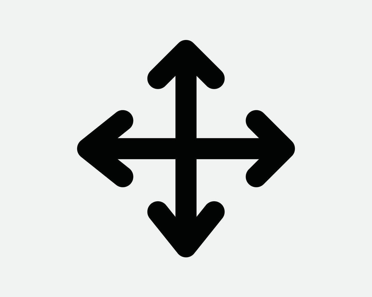 Up Down Left Right Four Arrow Icon Cursor Pan Scale Move Point Pointer Expand Direction