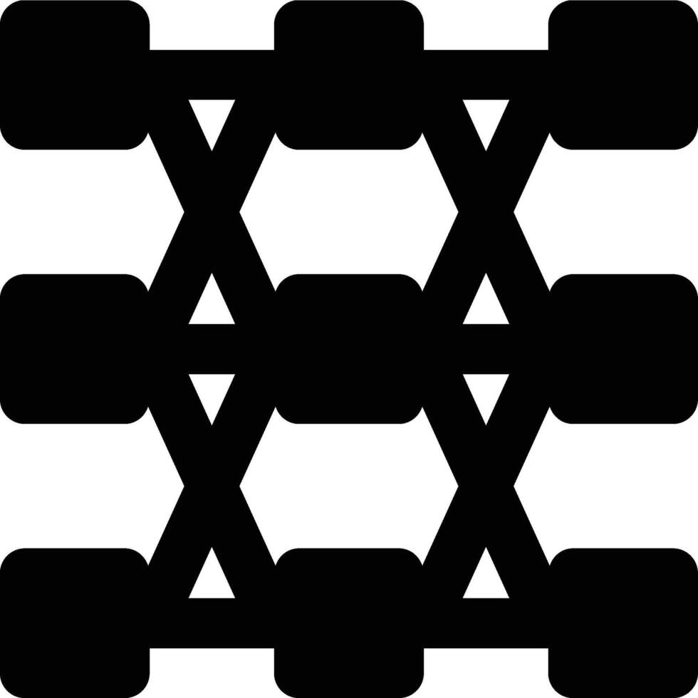 Deep Learning, Algorithm, Neural Network Glyph Solid Icon 60576808 ...