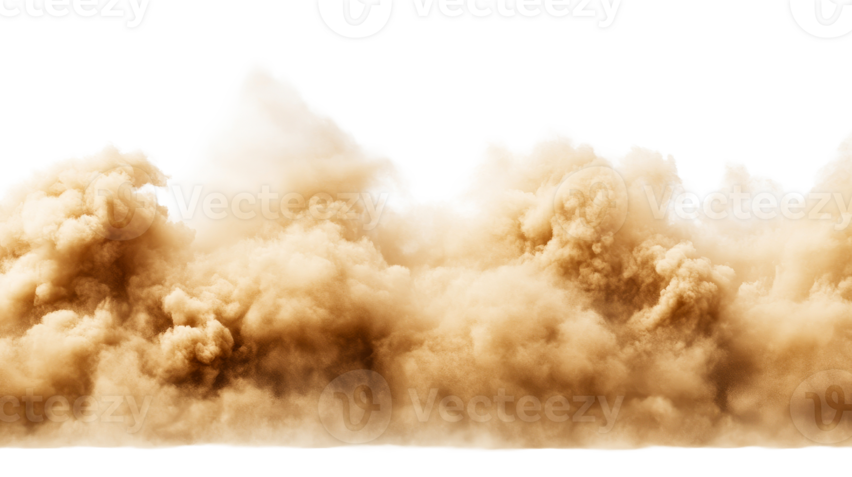 Dust cloud explosion on black background, cut out transparent 60591680 PNG