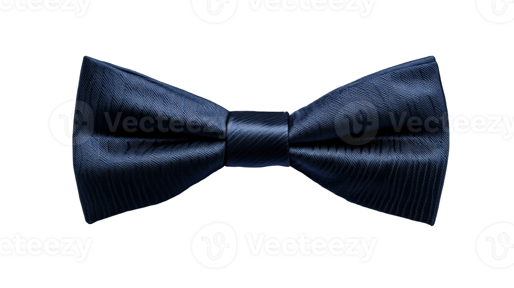 Elegant blue silk bow tie, formal fashion accessory, cut out ...