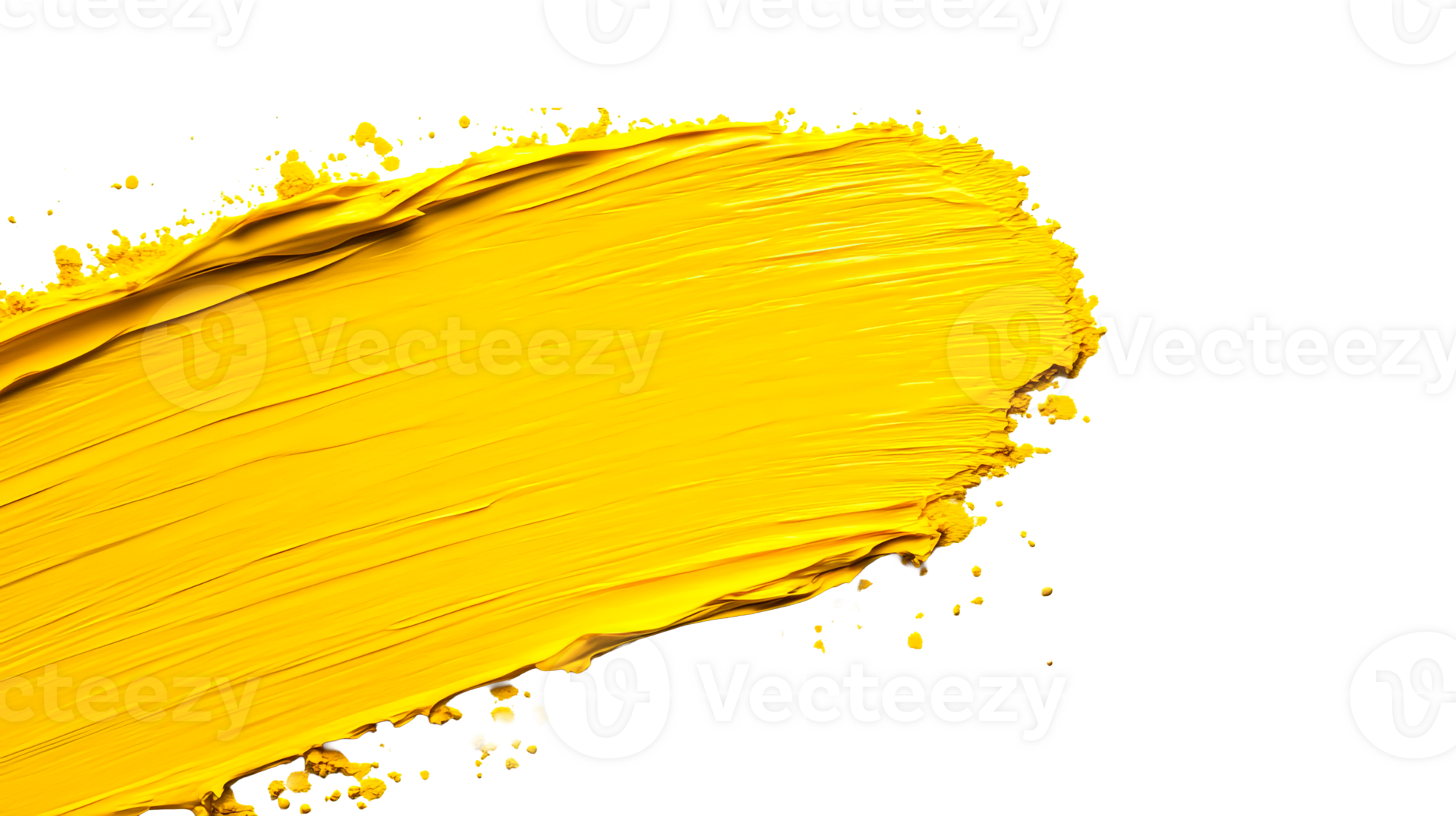 Yellow paint brushstroke, texture background, abstract art, design ...