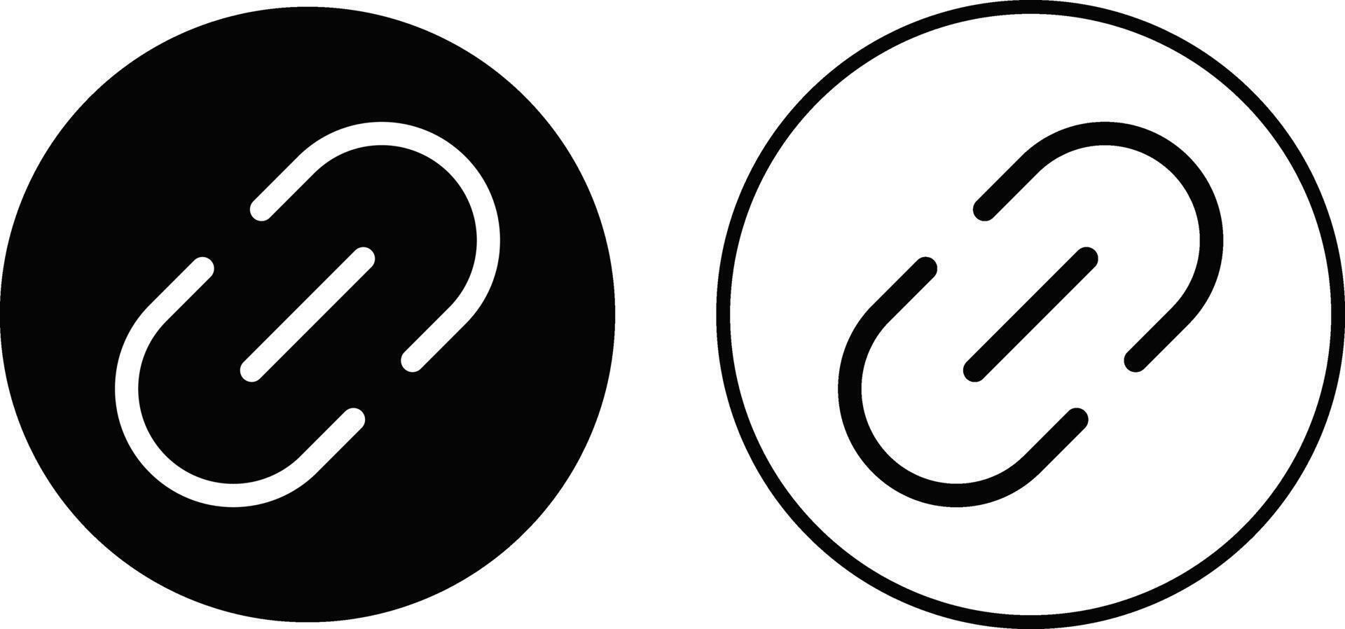 Link icon set. connection icons. Chain sign. internet url symbol connect buttons 60615869 Vector ...