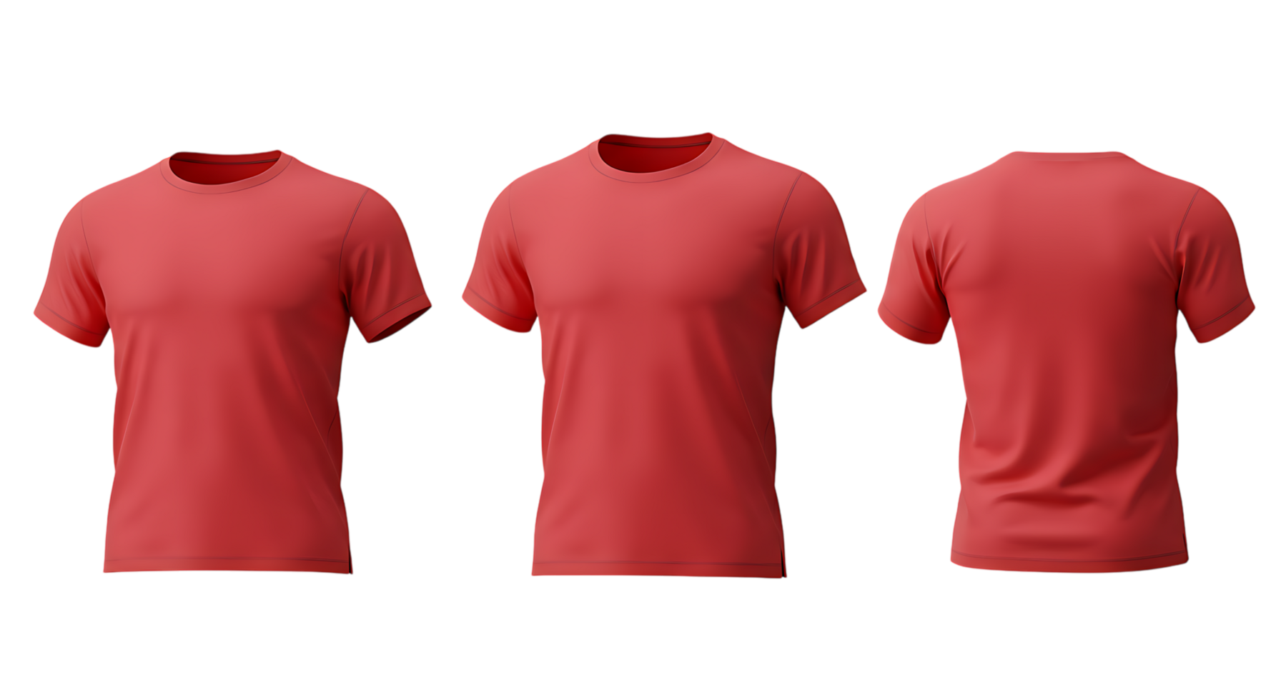 red t - shirt mockup template 60624928 PNG