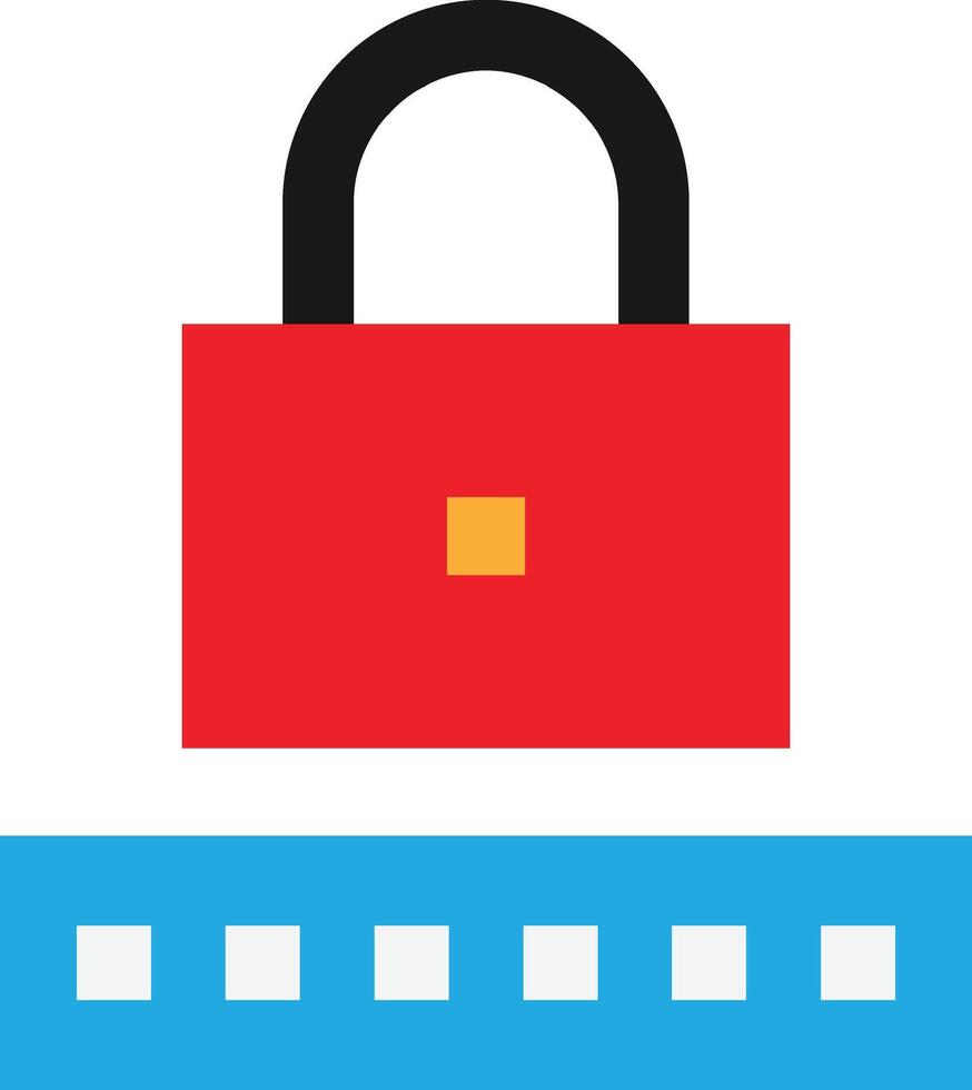 Password Lock Secure Programming 60666387 Vector Art At Vecteezy