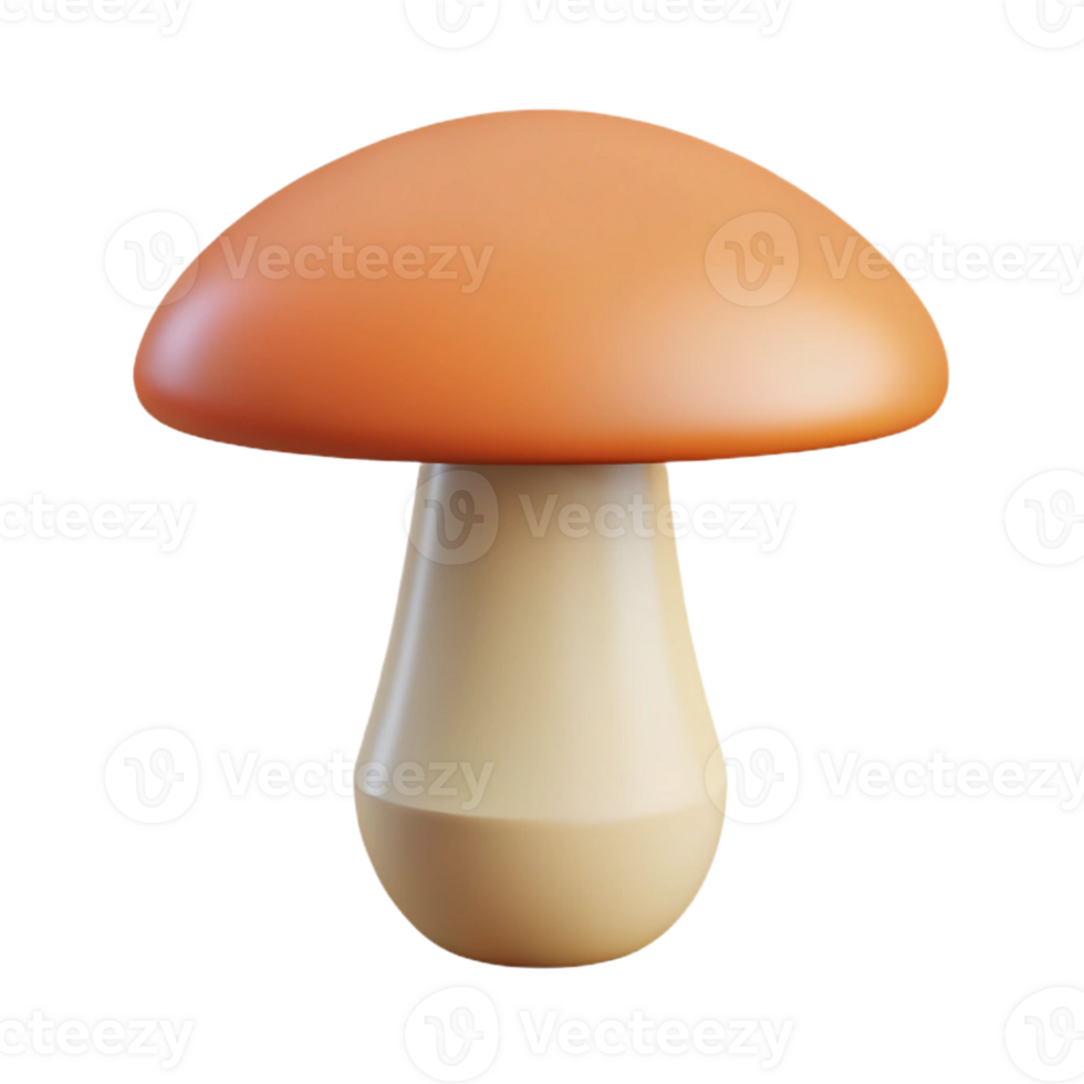Acclaimed Modern Single Weight Stroke Monoline Mushroom Flat Color Clean Lines Minimal With