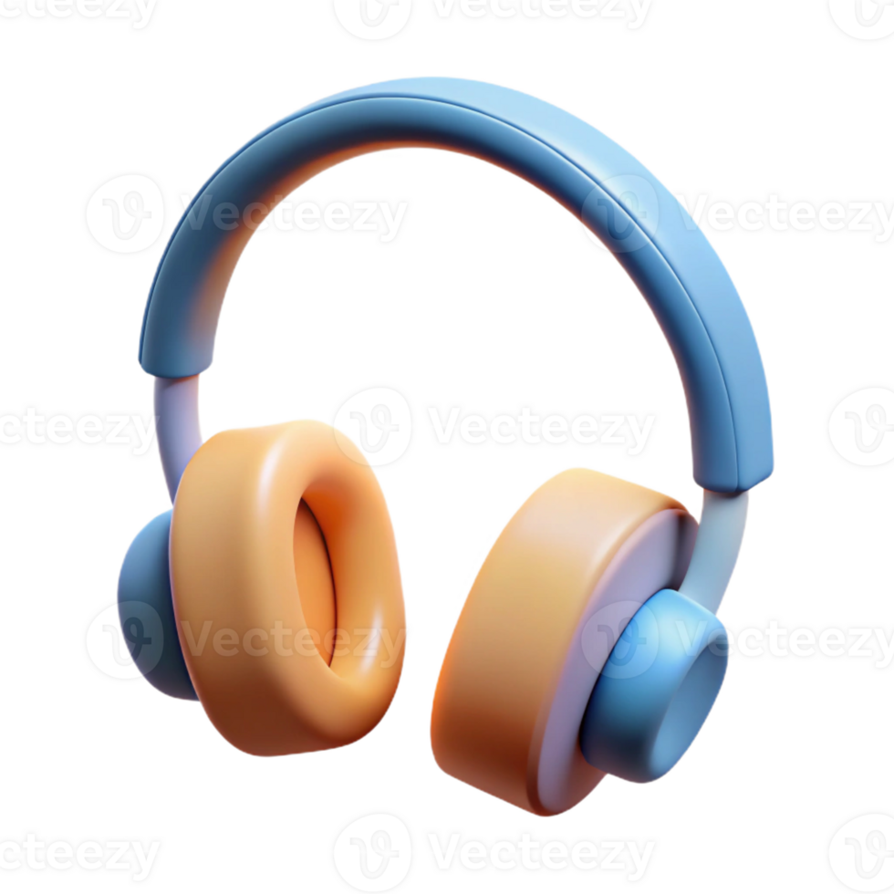 Ethereal Impressive Minimal Design Of A Headphone Flat Color Clean Lines With Scalable Design