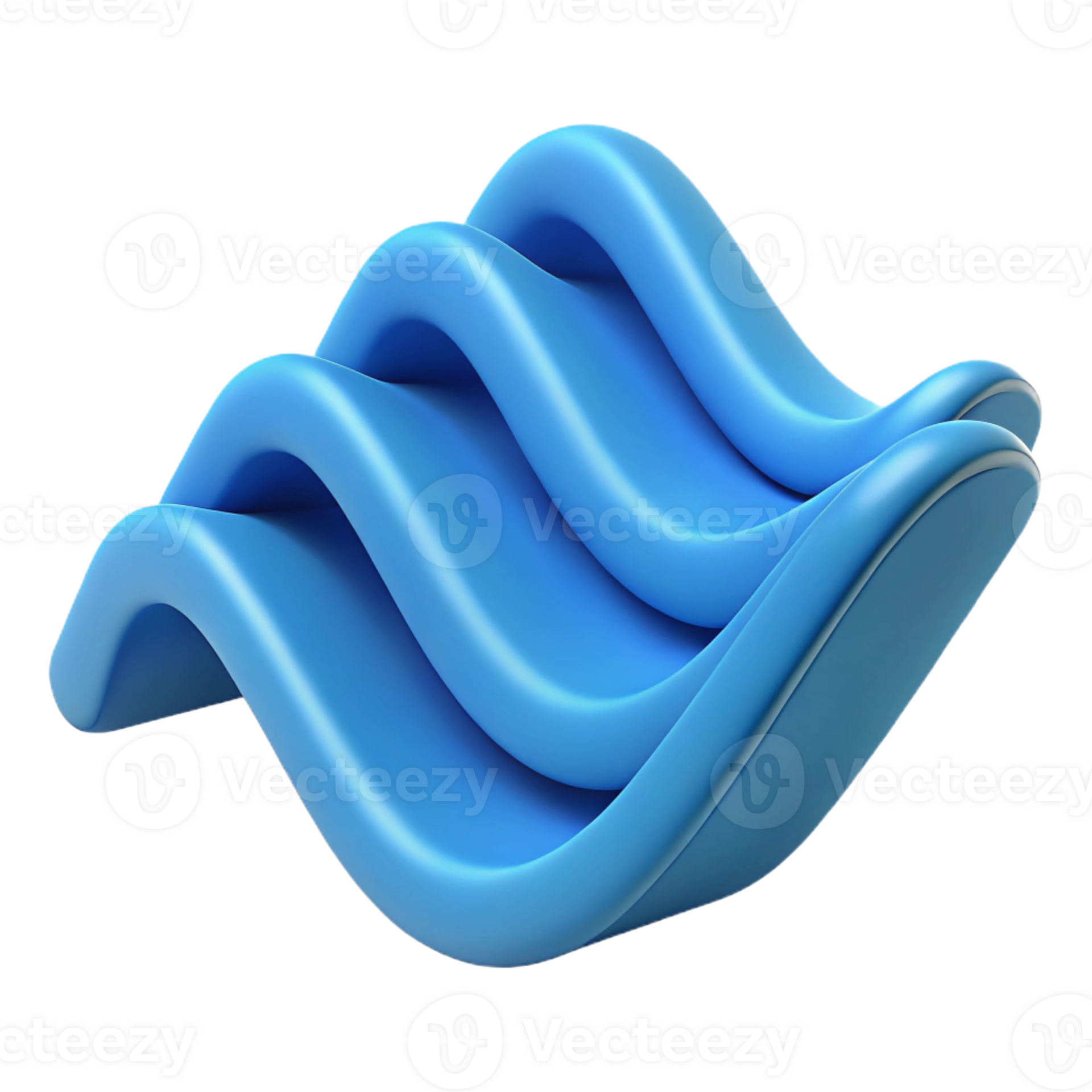 Joyful Splendid Scalable Wave Pattern Crisp Edges Minimal Flat Color With Scalable Design