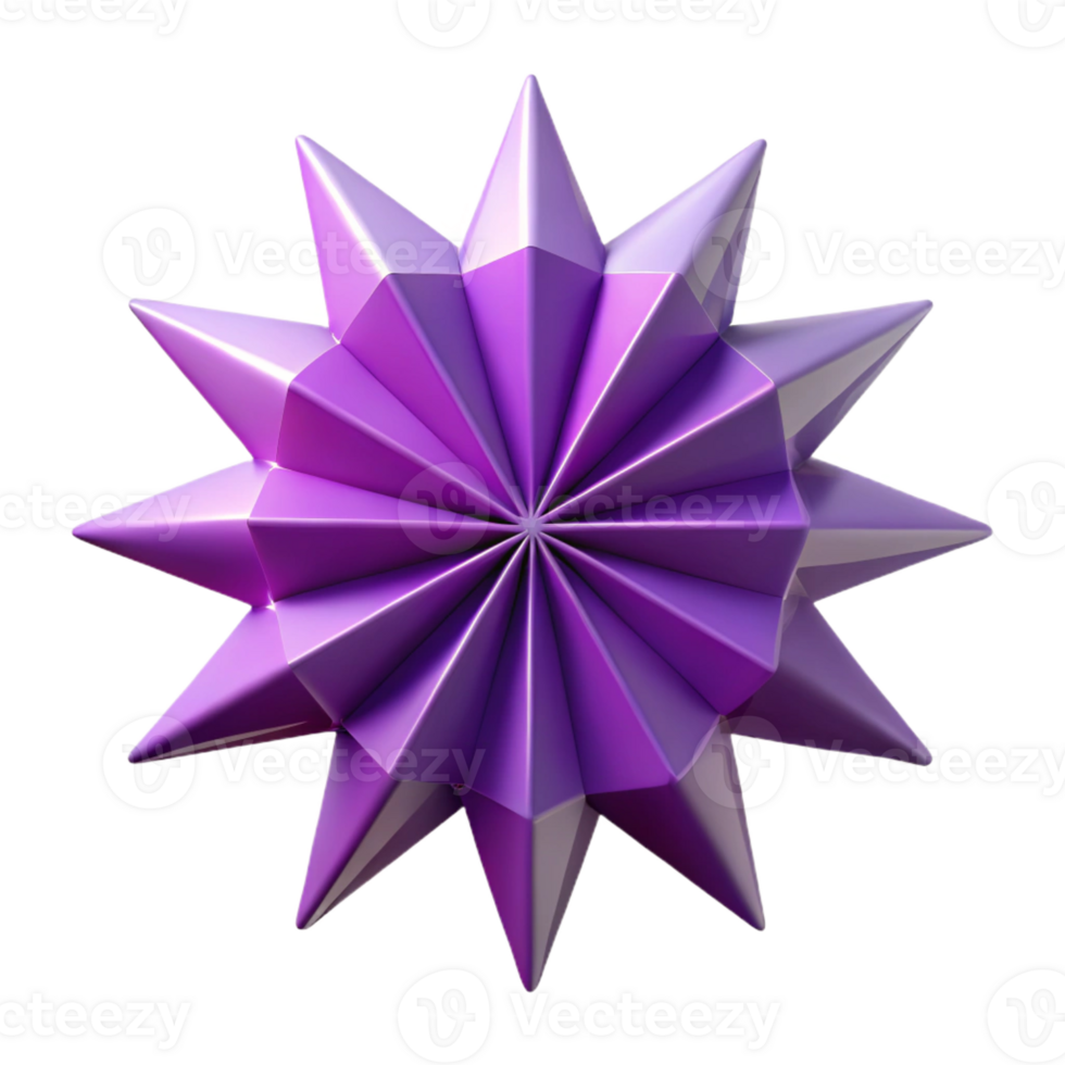 joyful sumptuous Minimal, radiating triangles from center. Purple flat color, sharp edges. with ...