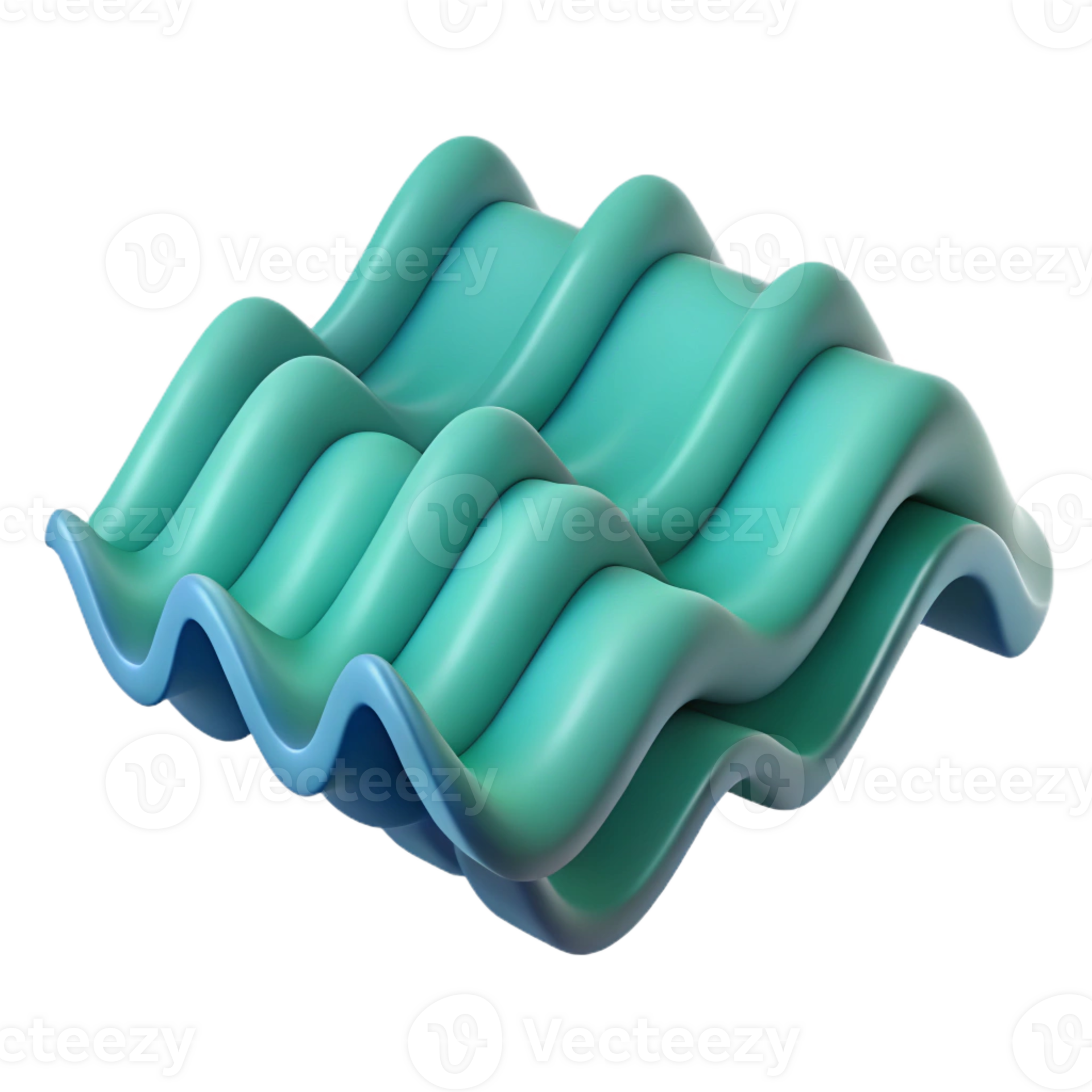 Bold Pristine Scalable Wave Pattern Crisp Edges Minimal Flat Color With Scalable Design High