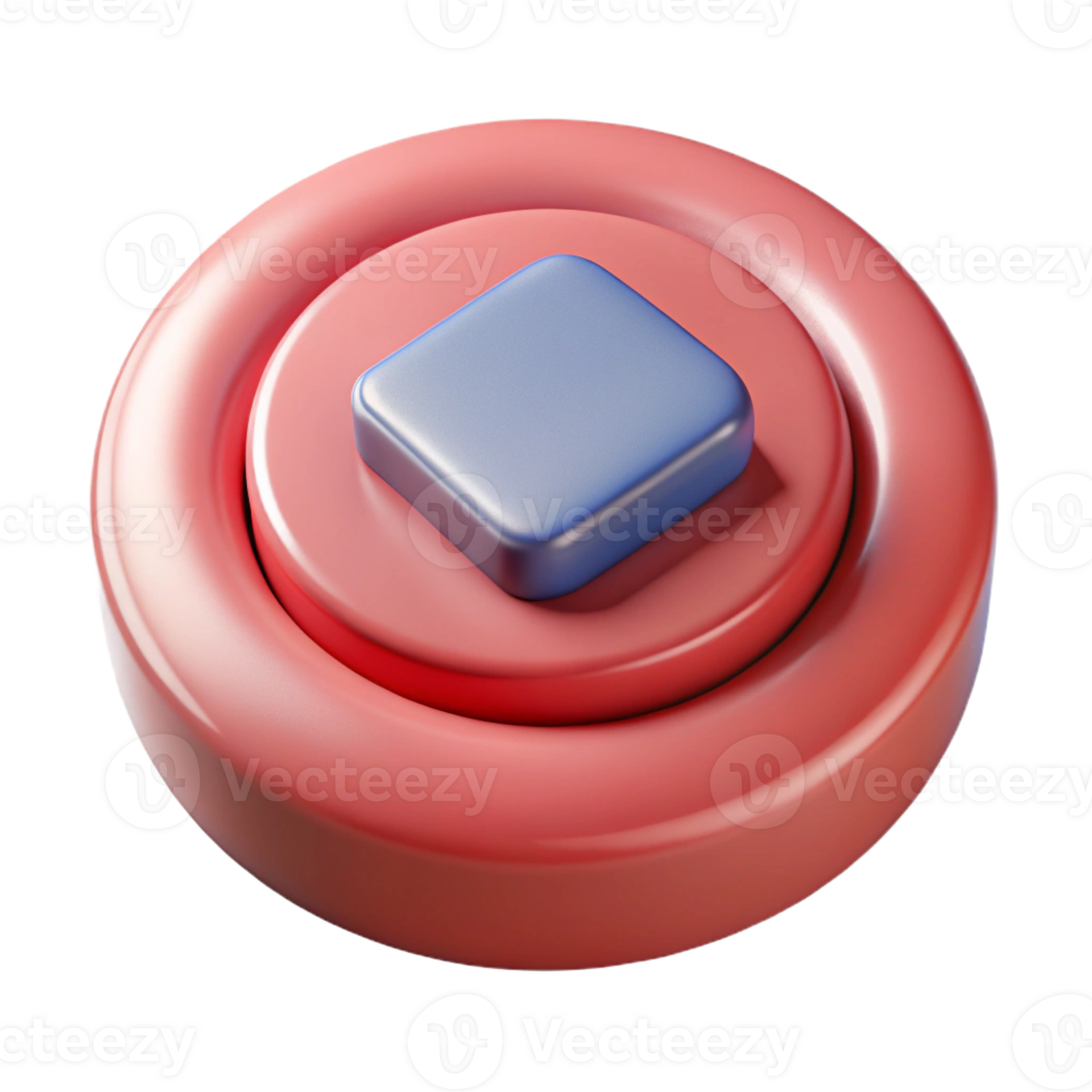 Ethereal Vibrant Pictogram Of A Stop Button Crisp Edges Symmetrical Clean Lines With Scalable