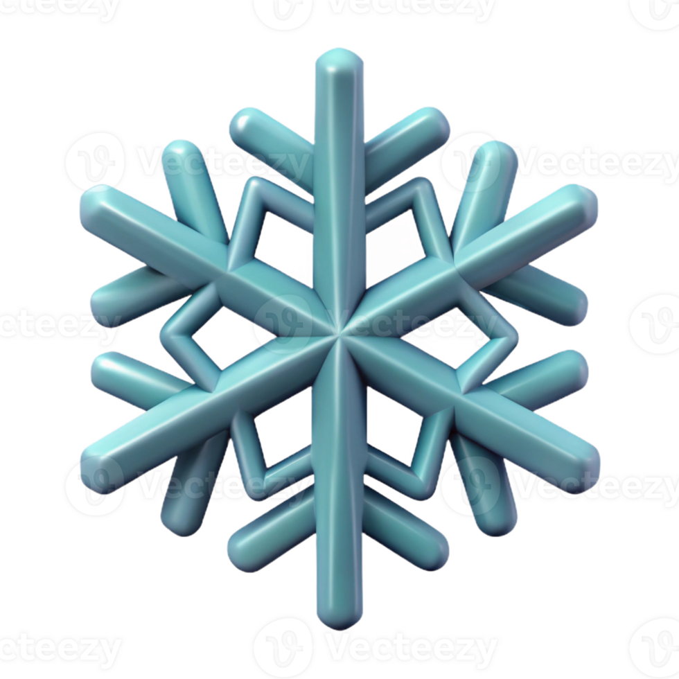 Nostalgic Impressive Symmetrical Geometric Design Of A Snowflake Clean Lines Flat Color With