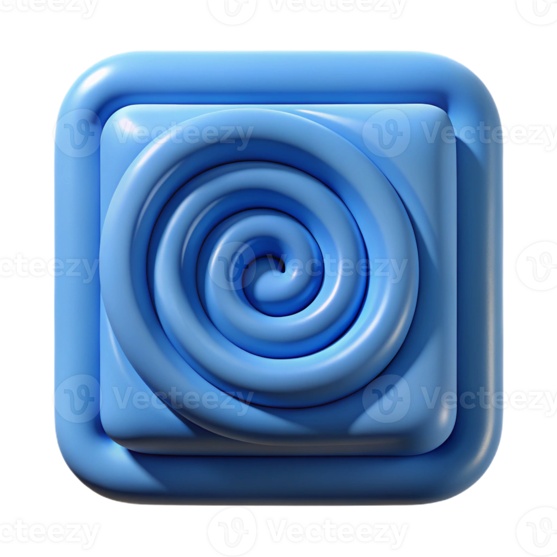 Beautiful Reflective Avant Garde Square Spiral Pattern Crisp Edges Scalable Minimal Design