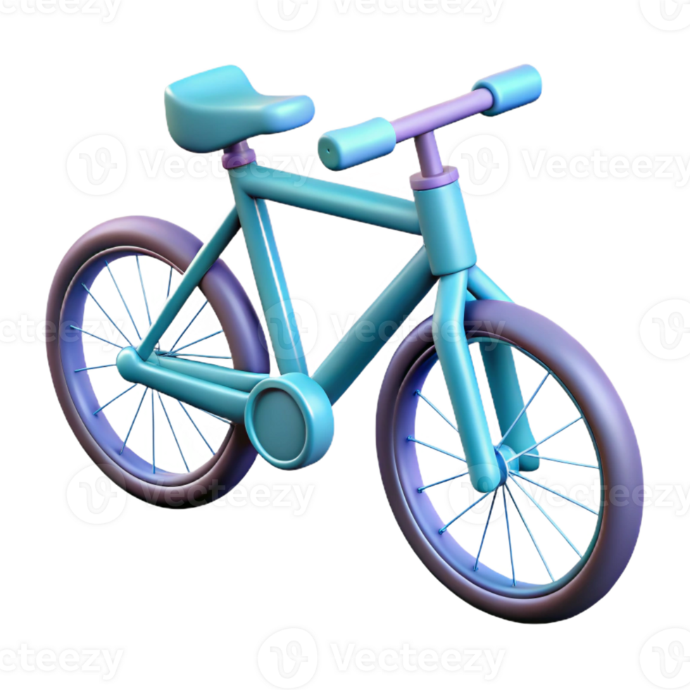 Mesmerizing Unforgettable Geometric Flat Color Bicycle Crisp Edges Symmetrical With Scalable
