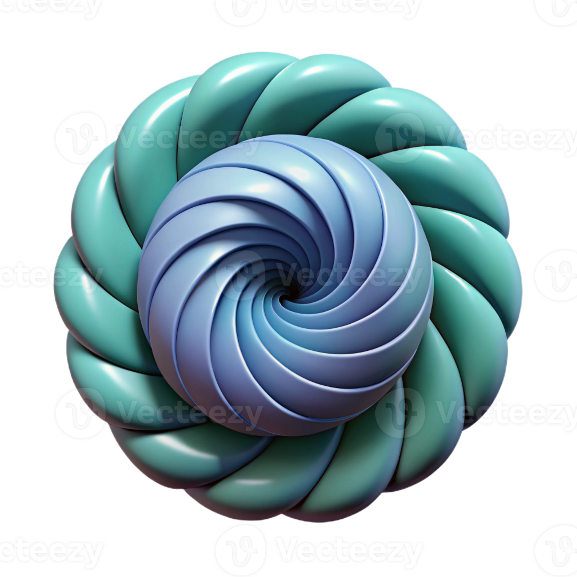 Pristine Romantic Coastal Geometric Spiral Pattern Single Weight Stroke With Scalable Design
