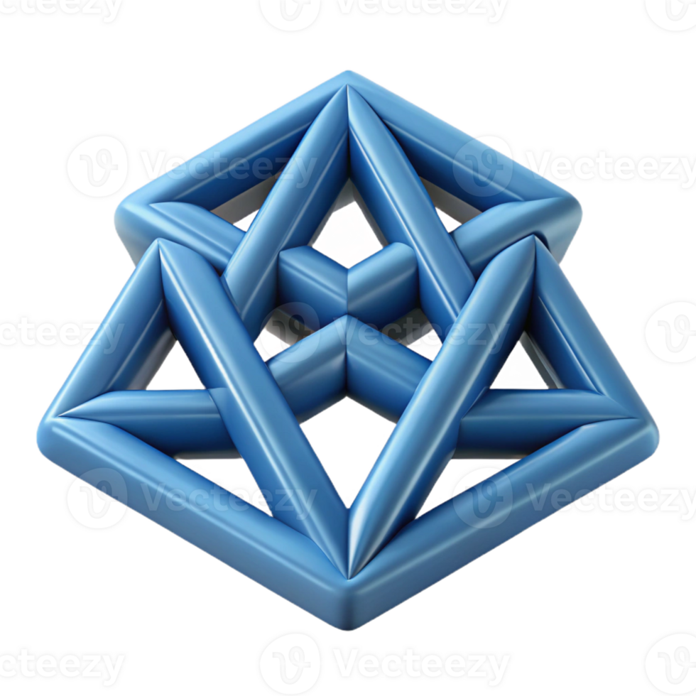 breathtaking iconic Geometric pattern of interlocking triangles. Clean ...