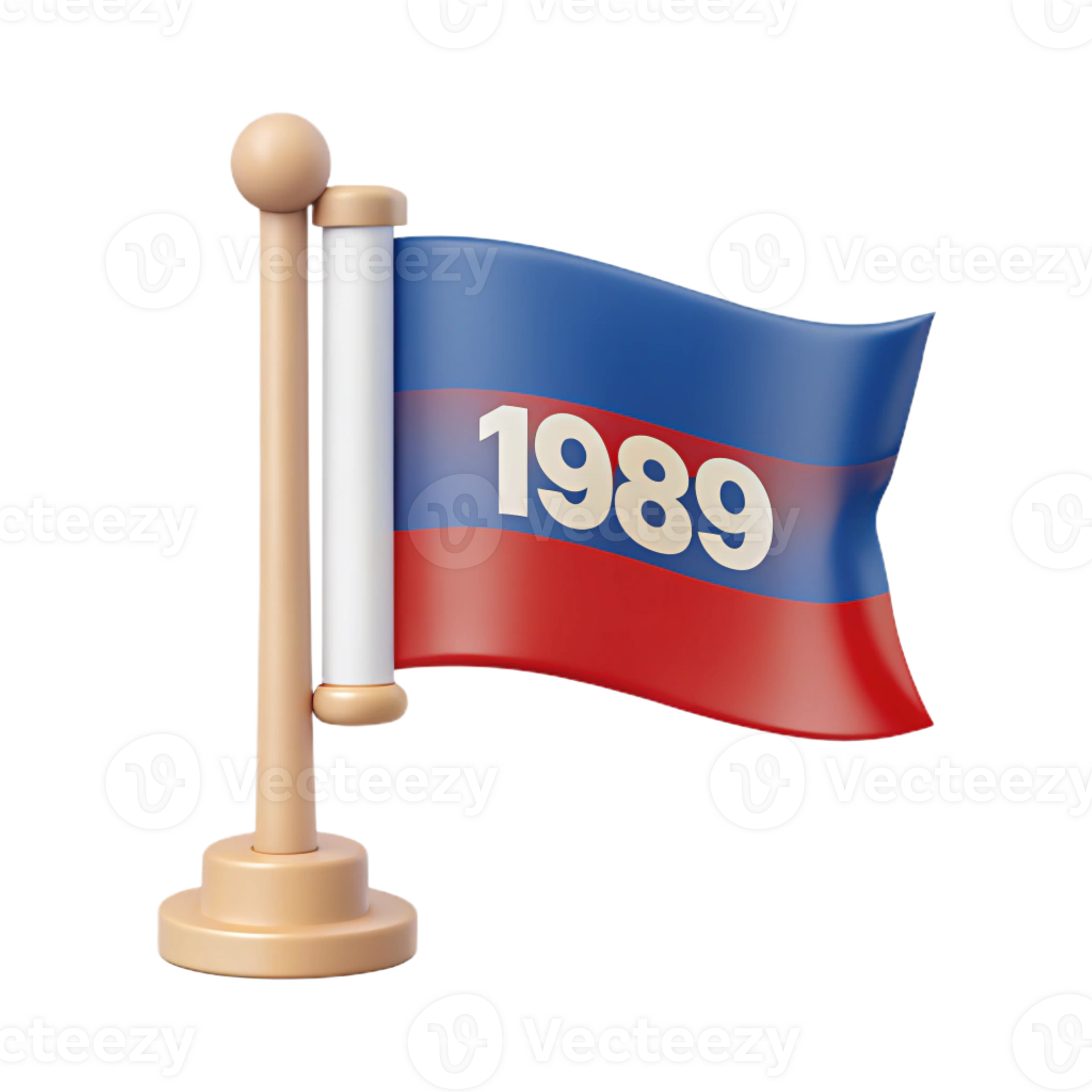 Distinguished Tropical Pictogram Of A Flag Clean Lines Minimal Design With Scalable Design