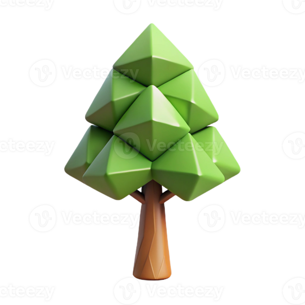 Splendid Nostalgic Art Deco Minimalist Tree Pattern Clean Lines Flat Color Geometric Design