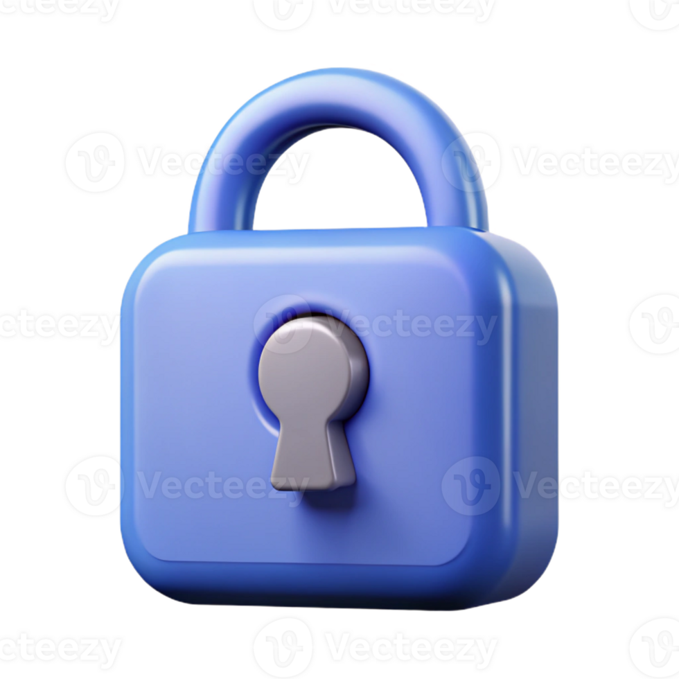 Beautiful Minimalist A Simple Lock Character With A Keyhole Clean Lines Minimal Design Flat