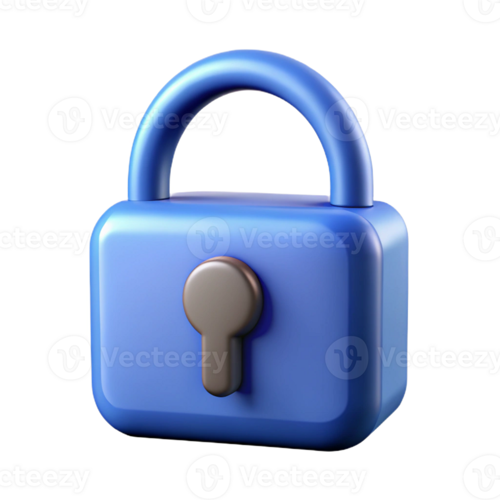 Dramatic Bold Industrial Lock With A Keyhole Crisp Edges Scalable Design Symmetrical With