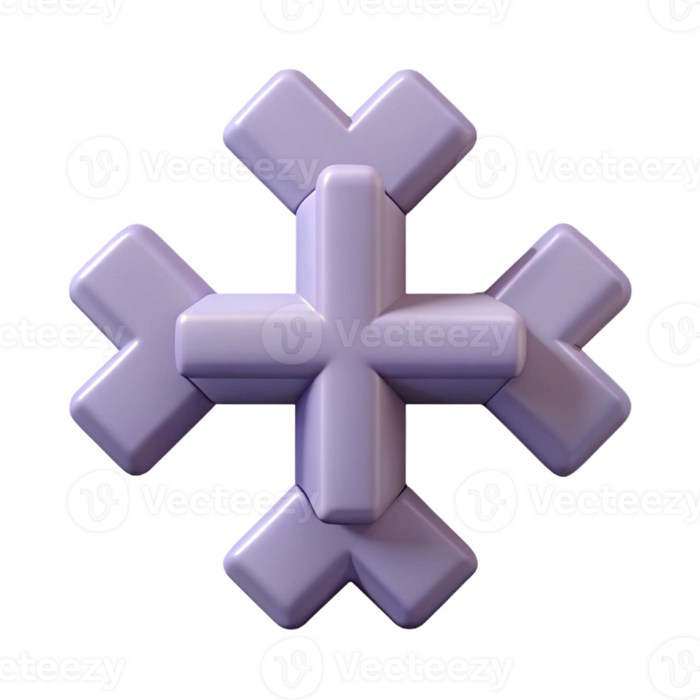 Beautiful Standout Geometric Pattern Of Crosses Clean Lines Flat Color With Scalable Design