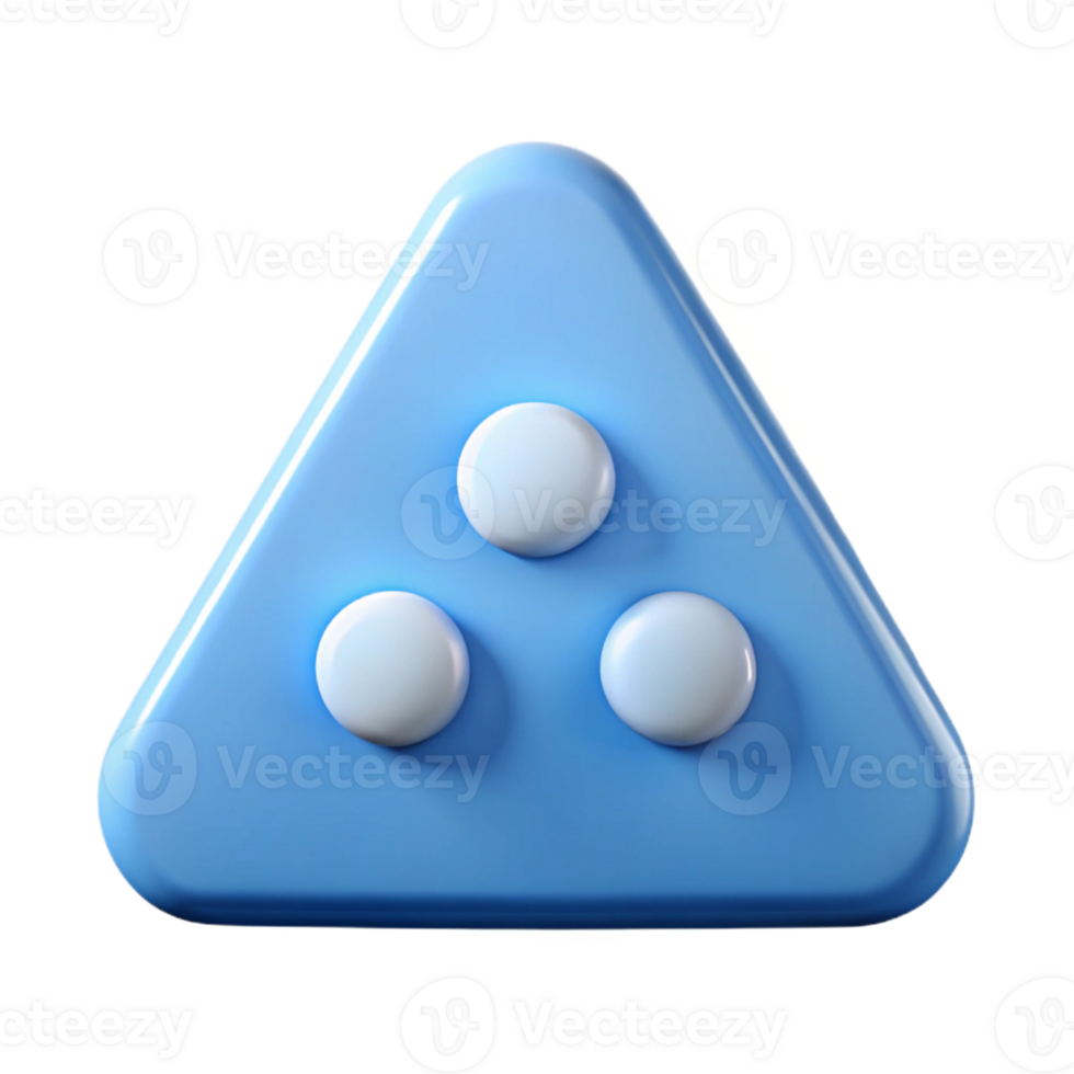 impressive elegant Triangular badge with three dots. Scalable, minimal, single-weight stroke ...