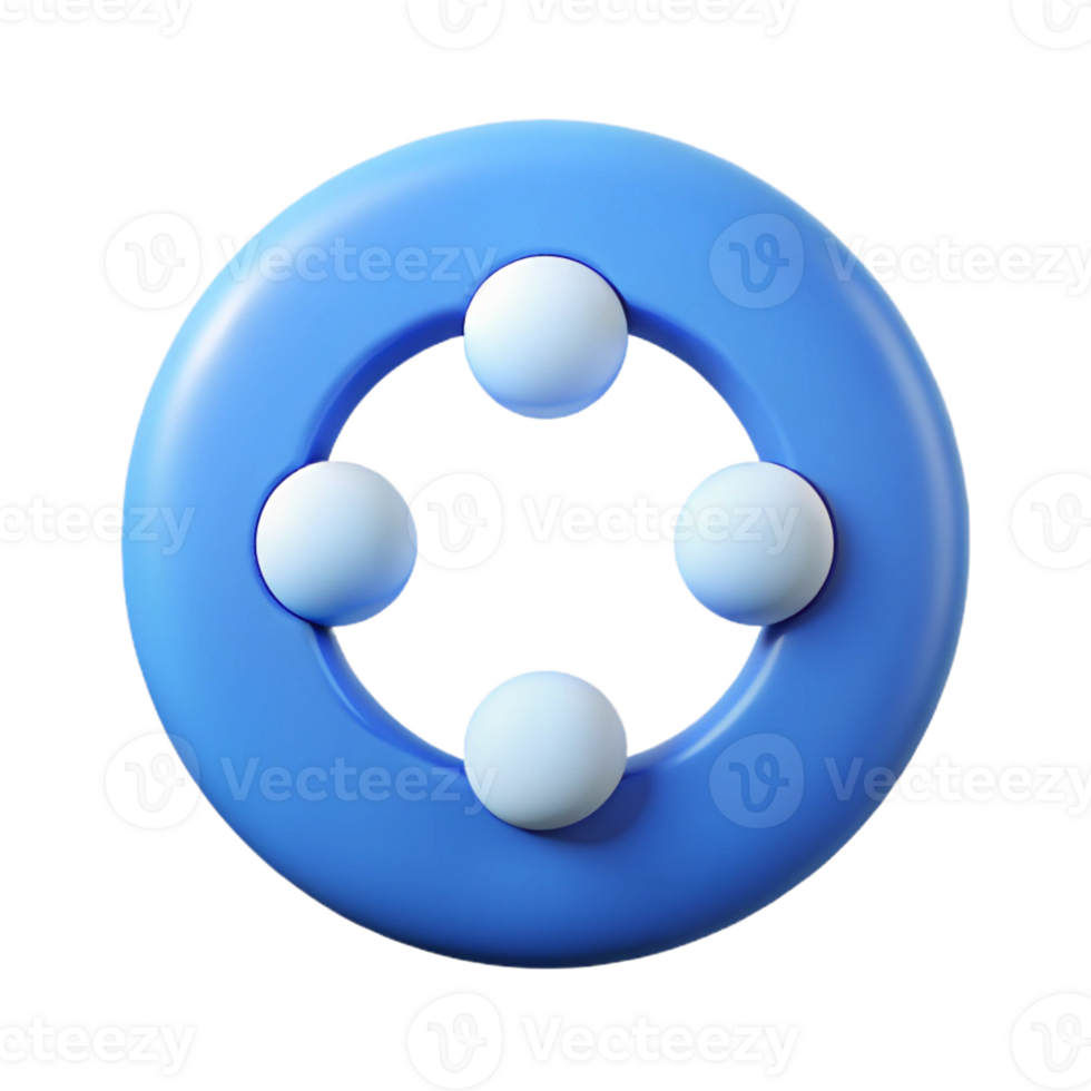 beautiful remarkable Circular character with three equally spaced dots. Clean lines, symmetrical ...