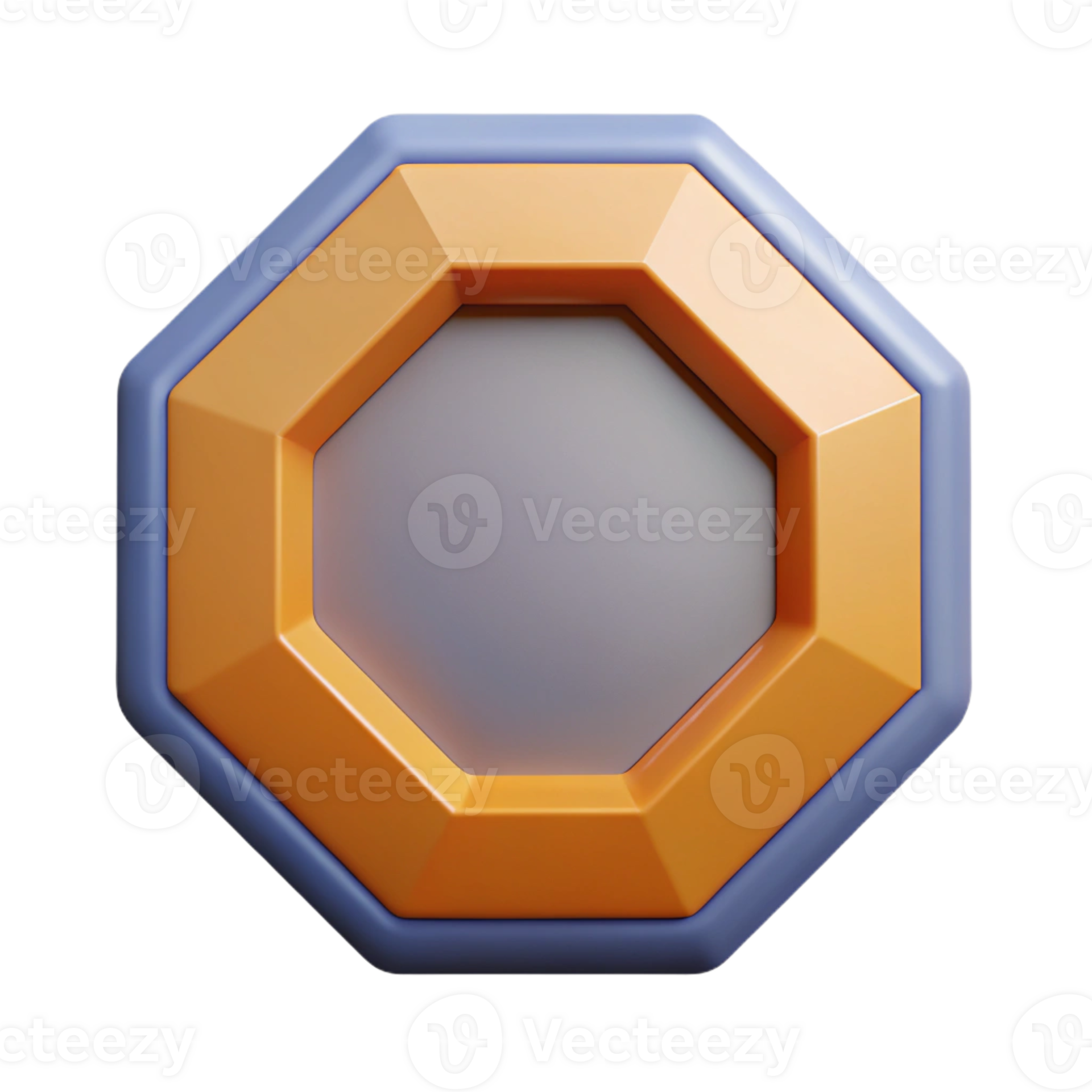 Signature Abstract Octagon With A Central Square Crisp Edges