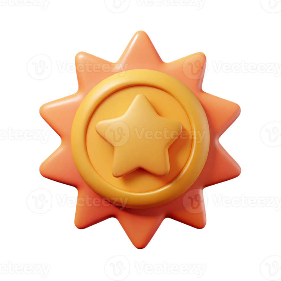 Captivating Classic Burst Badge With Eight Points Flat Color Clean Lines Symmetrical With