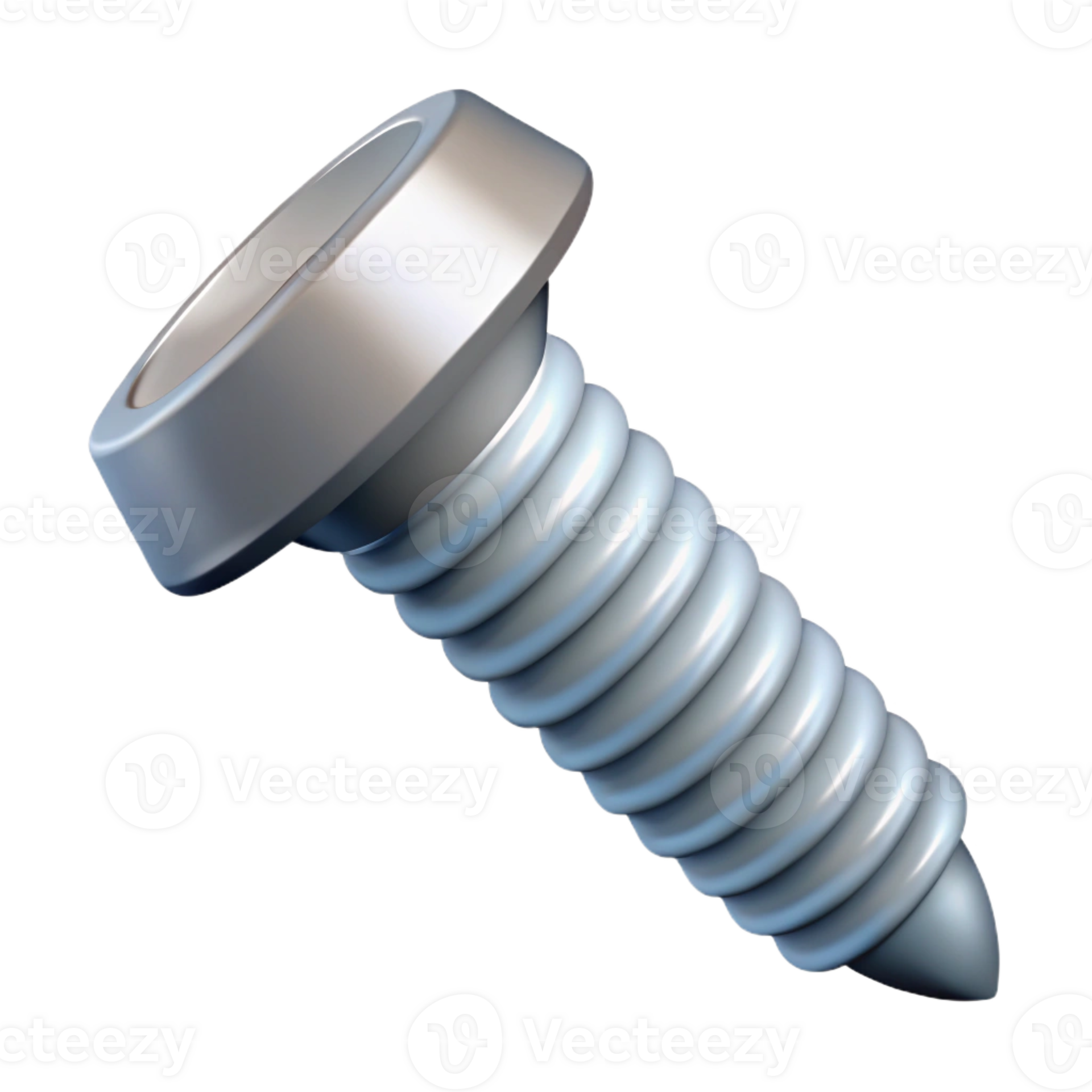 Romantic Dramatic Technical Drawing Of A Screw Clean Lines Scalable Single Weight Stroke With