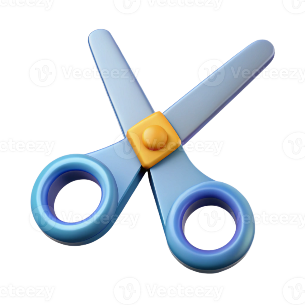 Immaculate Distinguished Scissors With Two Blades Flat Color Geometric Single Weight Stroke