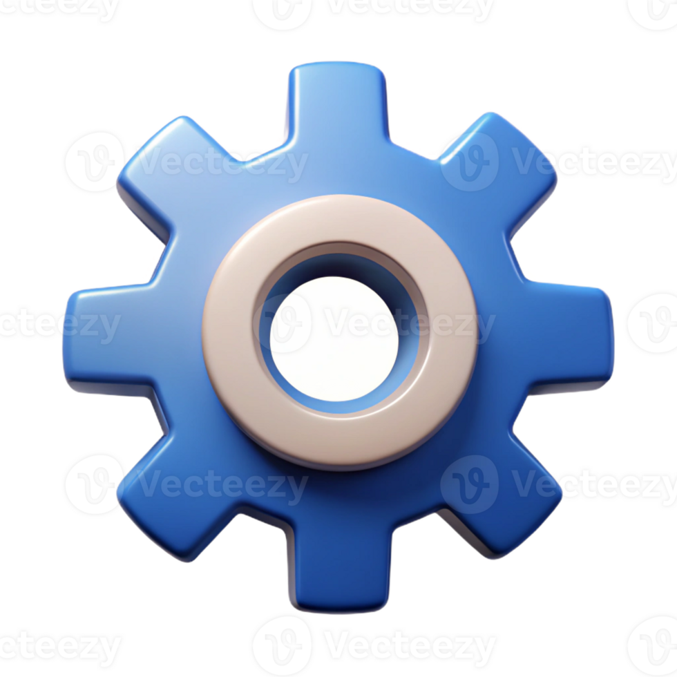 Romantic Majestic Gear Pictogram Symmetrical Design Clean Lines Flat Color With Scalable