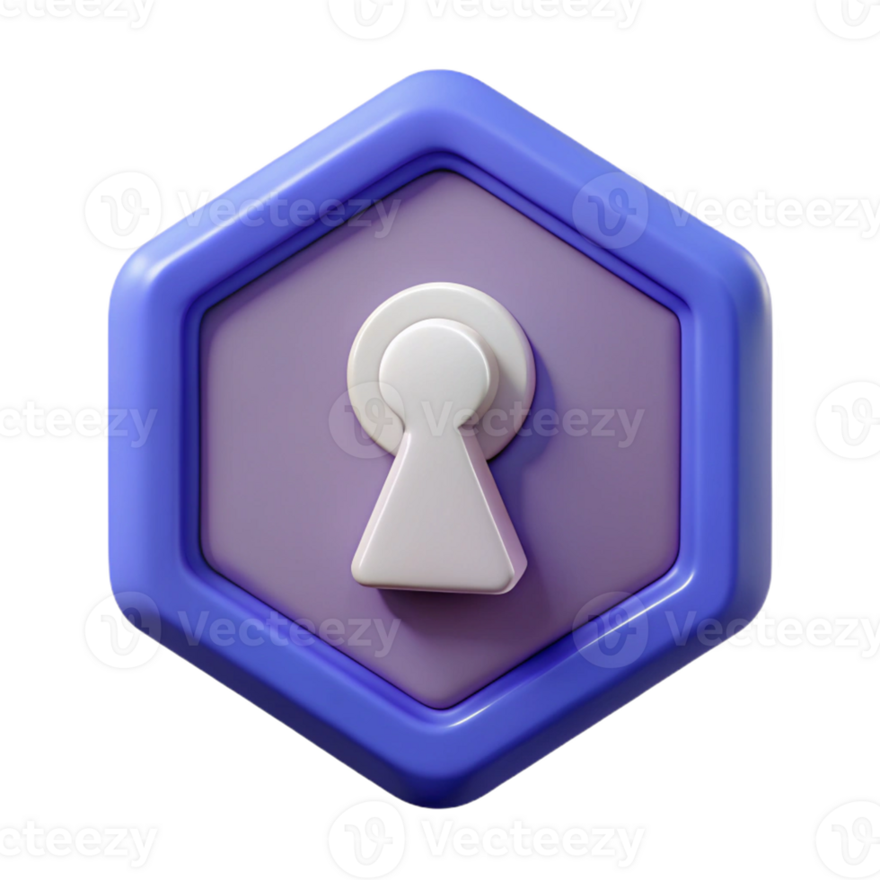 Remarkable Contemporary Keyhole Badge Clean Lines Minimal Design Flat Color With Scalable