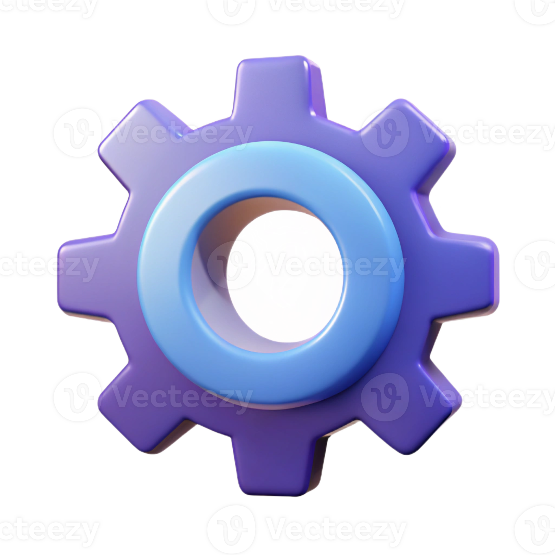 Fascinating Quintessential Minimal Design Flat Color Gear Icon With Crisp Edges With Scalable