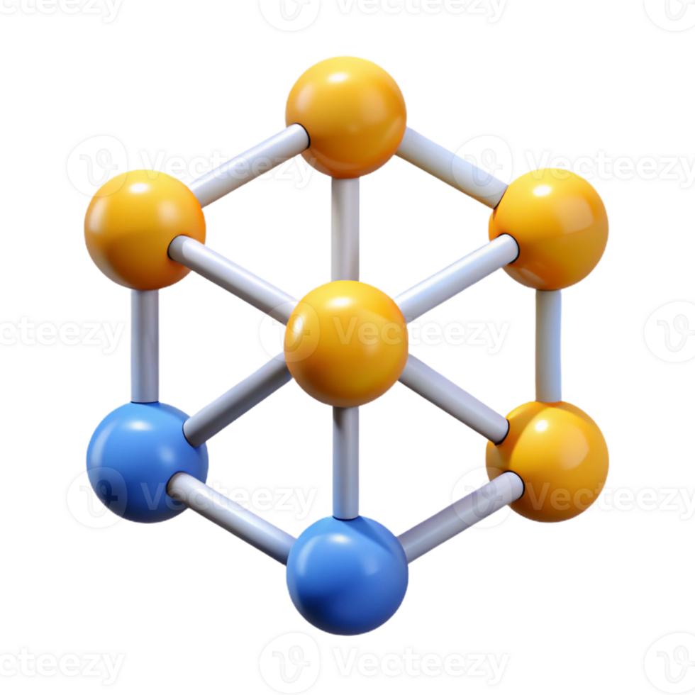 Sumptuous Remarkable Four Connected Nodes Symmetrical Design Flat Color Clean Lines With