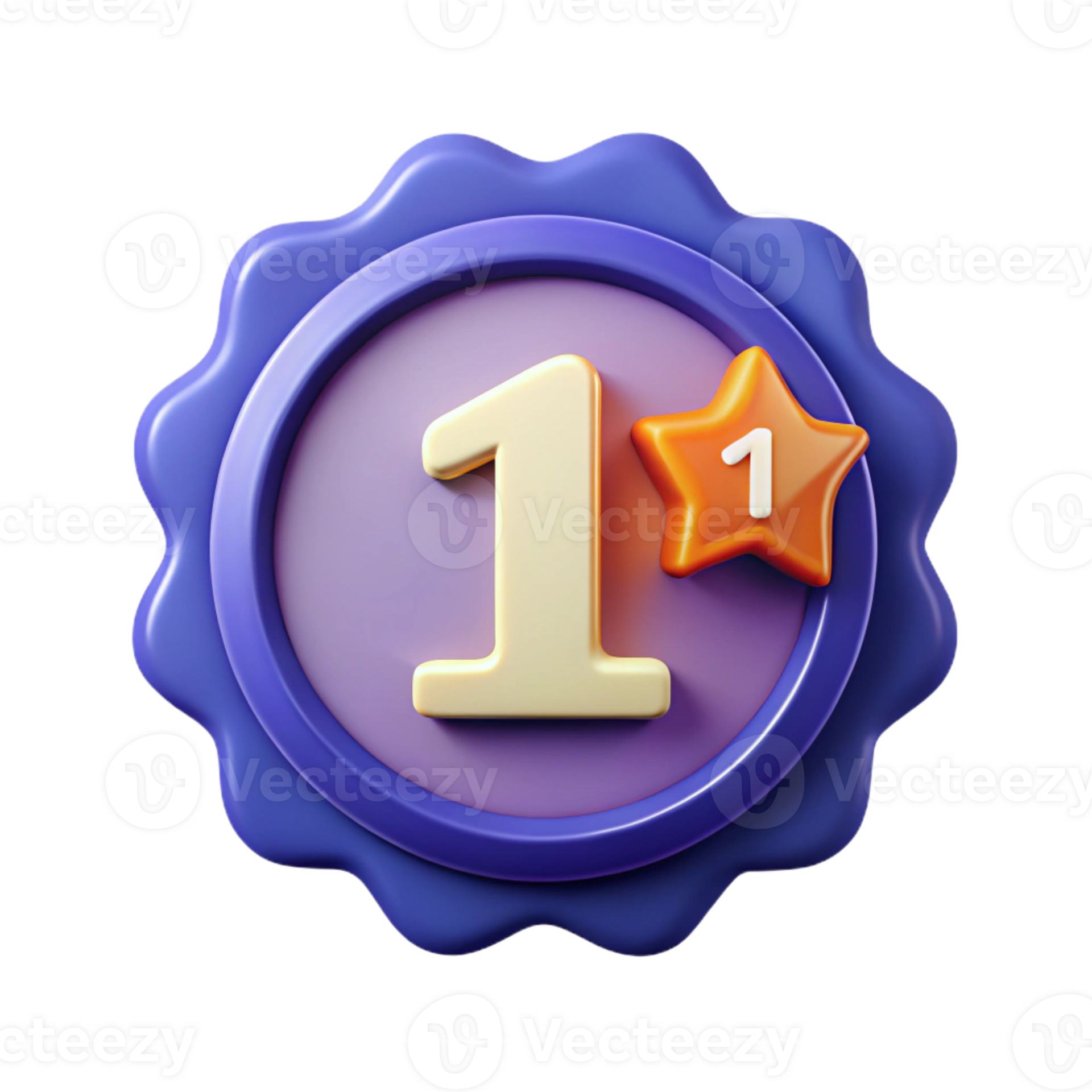 Dazzling Surreal Number One Badge Inside A Circle Clean Lines Minimal Design With Scalable