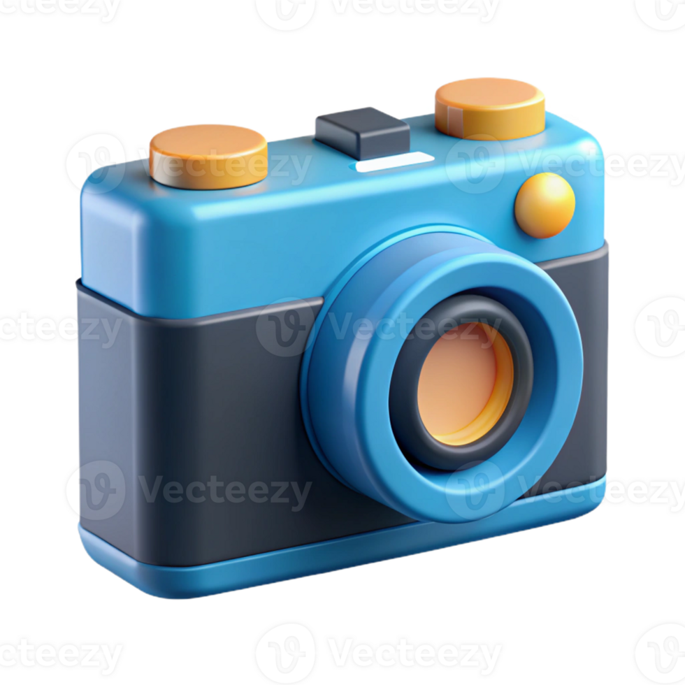 Magnificent Sought After Scalable Flat Color Illustration Of A Camera Clean Lines Crisp Edges