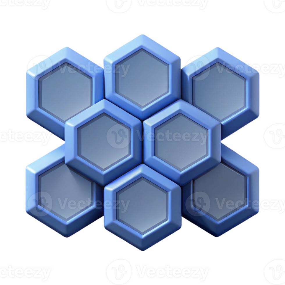 Exquisite Abstract Geometric Pattern Of Hexagons Crisp Edges Minimal Single Weight Stroke