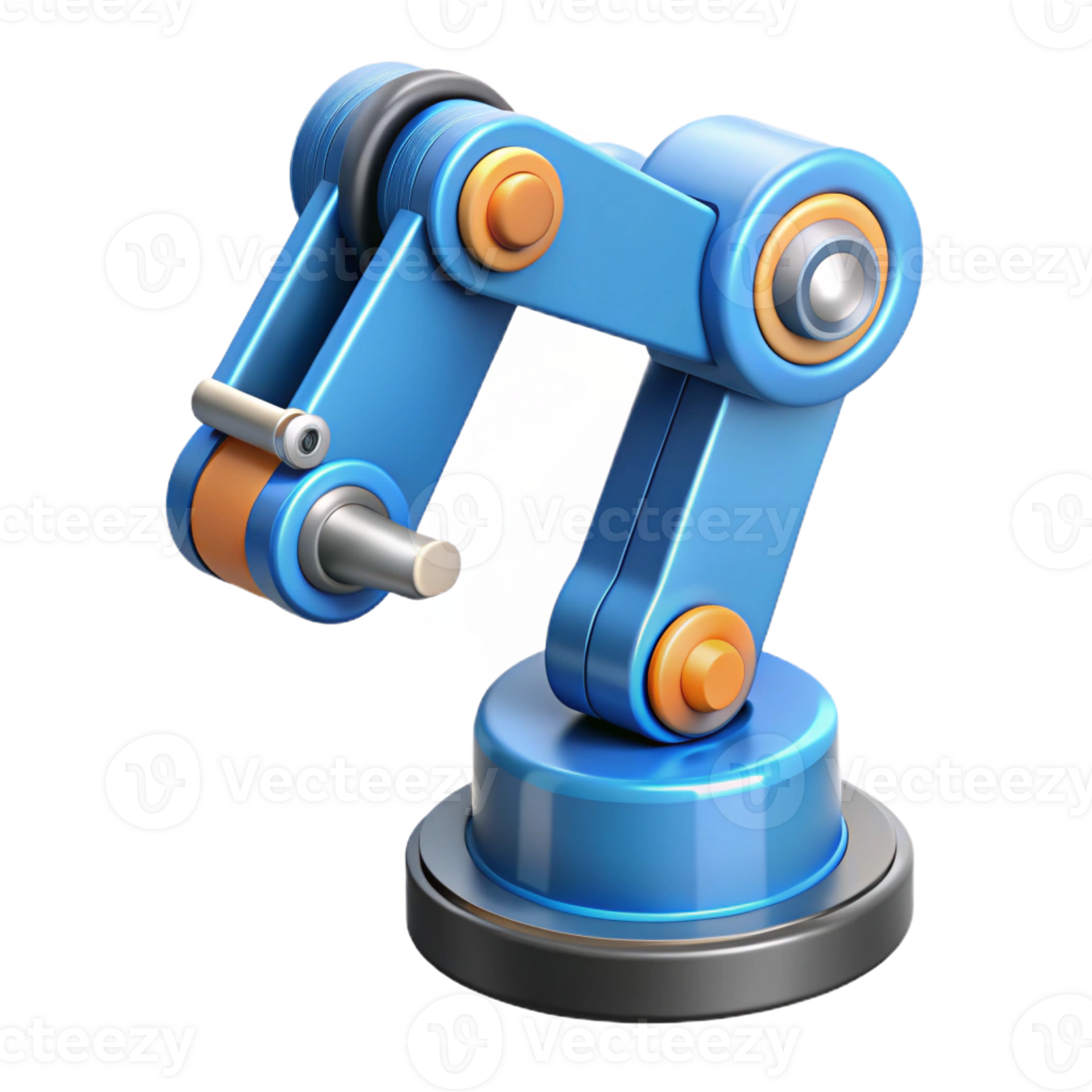 Dazzling Timeless Technical Blueprint Of A Robot Arm Single Weight Stroke Crisp Edges With