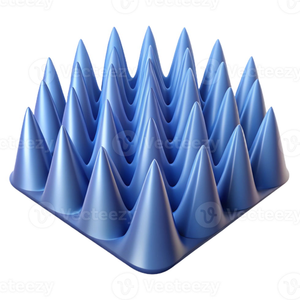 Impressive Signature Wave Pattern With Sharp Peaks And Troughs Symmetrical With Scalable