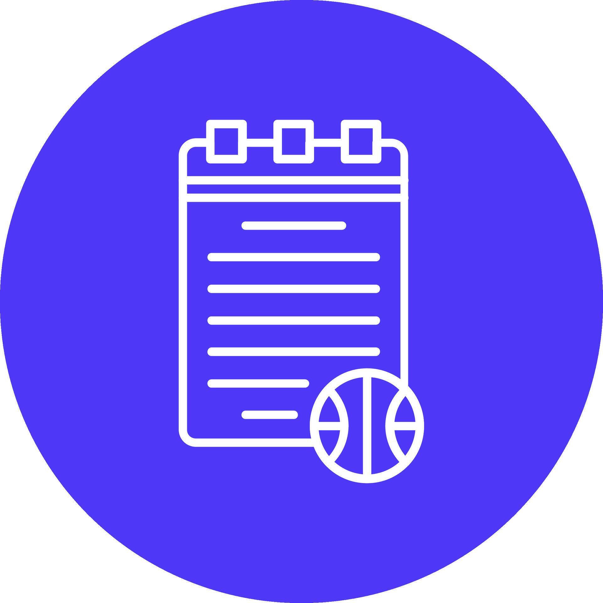 Notepad Lined Visual Concept 60710387 Vector Art at Vecteezy