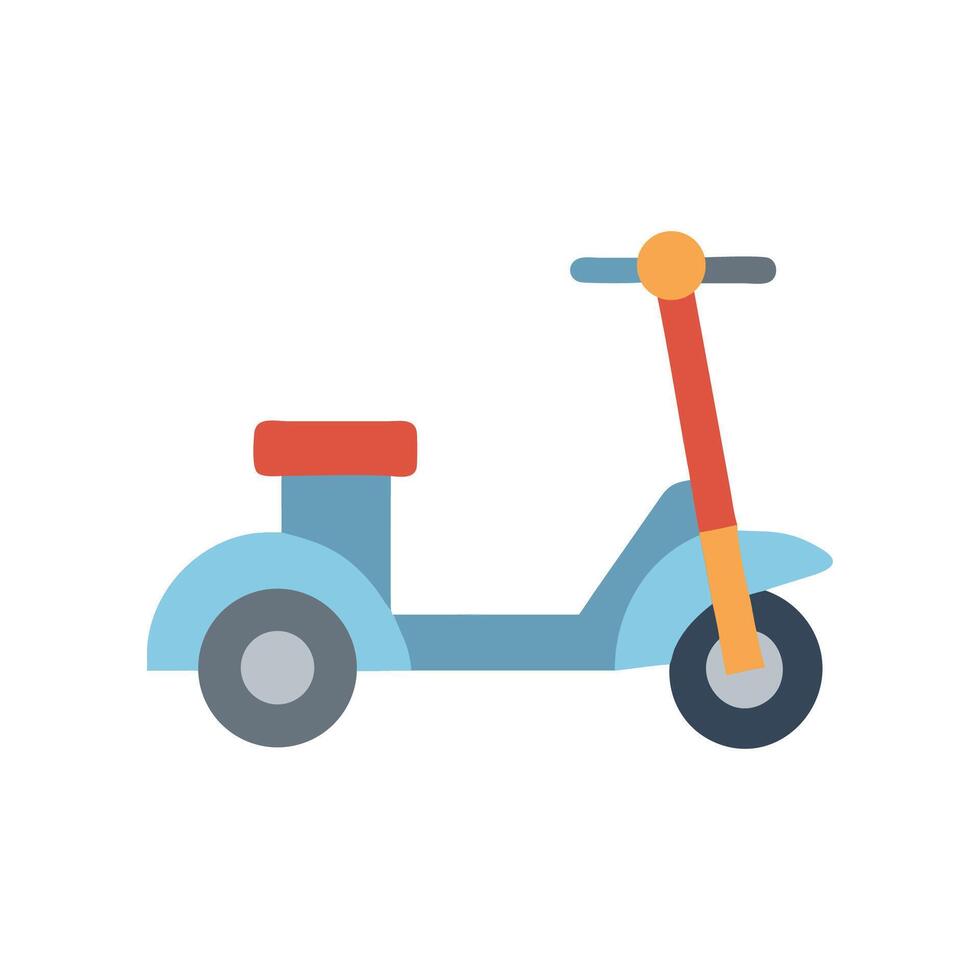 Colorful Retro Moped Scooter Illustration on Black Background 60740069 Vector Art at Vecteezy